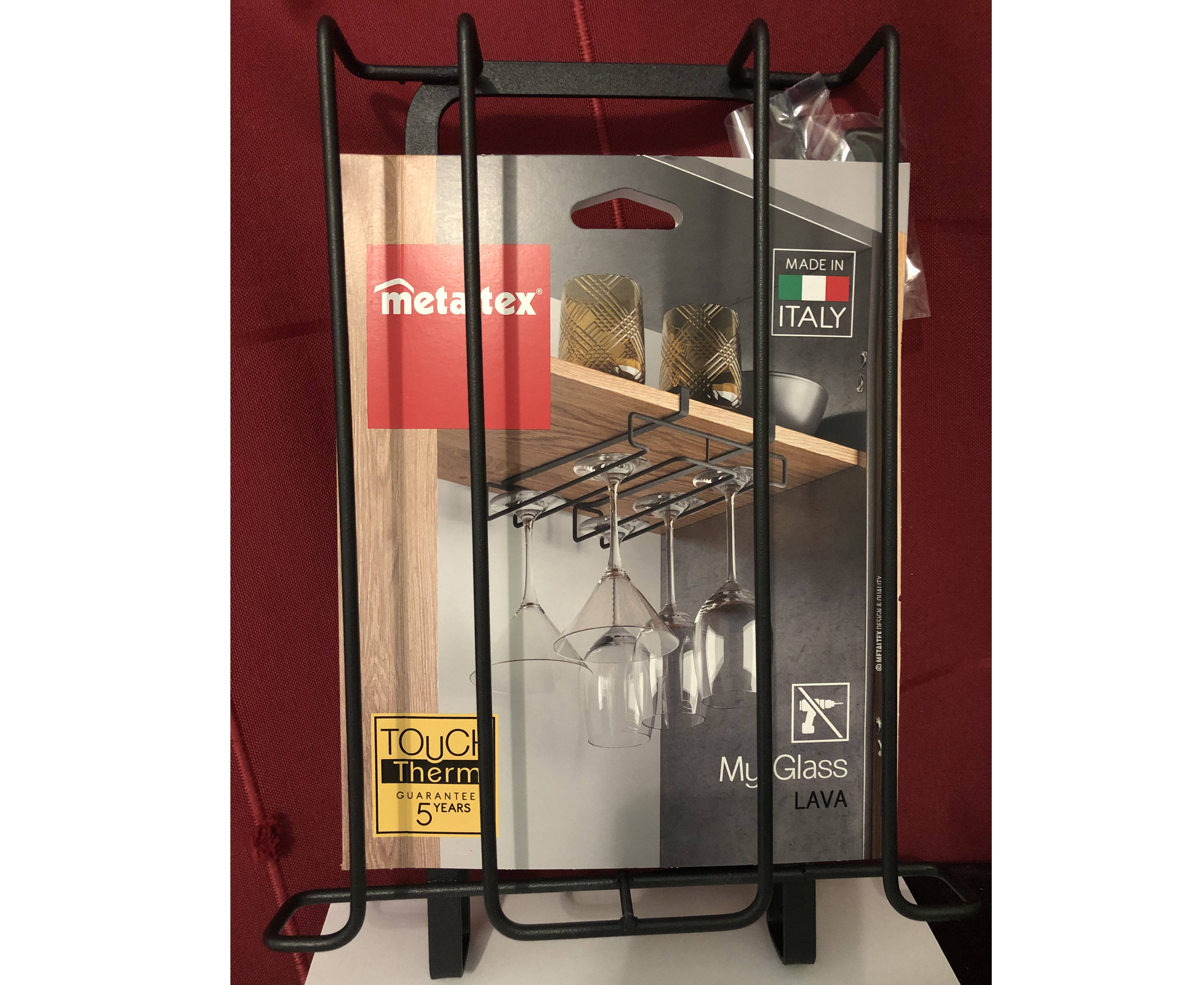 Держатель для бокалов 20x28x7c MY-GLASS LAVA METALTEX (361114) — купить ...